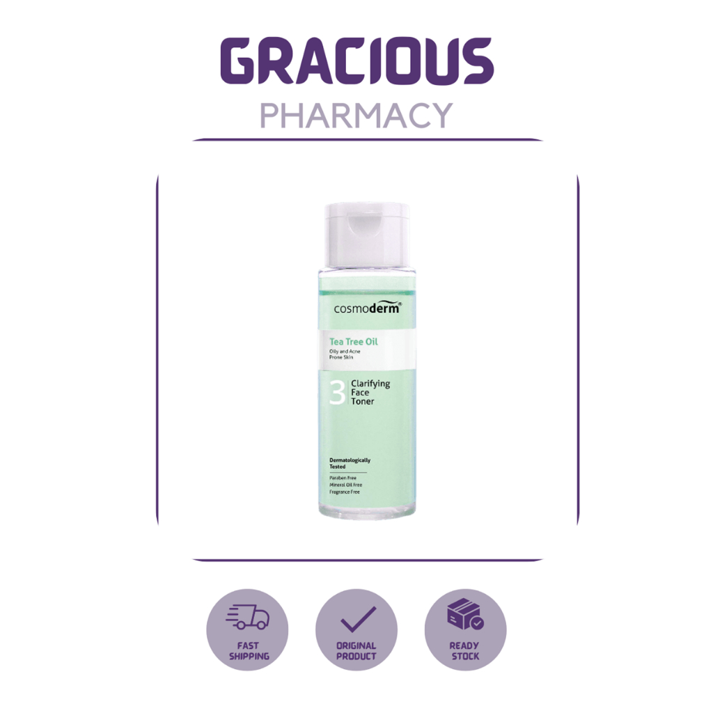 COSMODERM TEA TREE OIL CLARIFYING FACE TONER 100ML | Shopee Malaysia