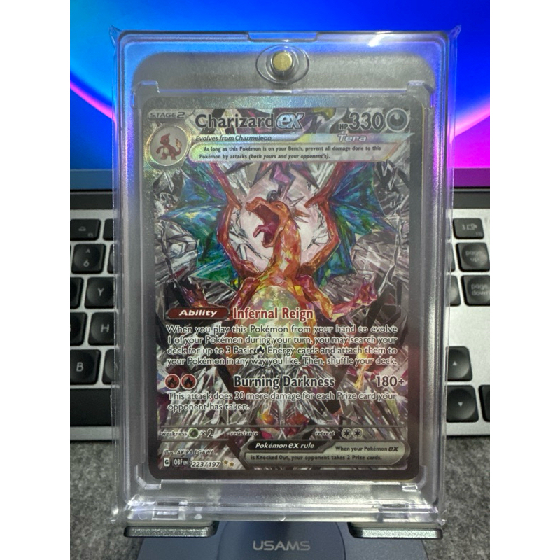 Charizard EX 223/197 Obsidian Flame Pokemon TCG | Shopee Malaysia