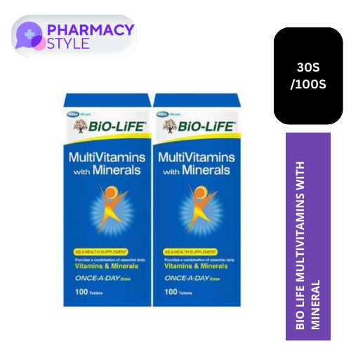 BIO - LIFE Multivitamin with mineral 30s / 100s | Shopee Malaysia