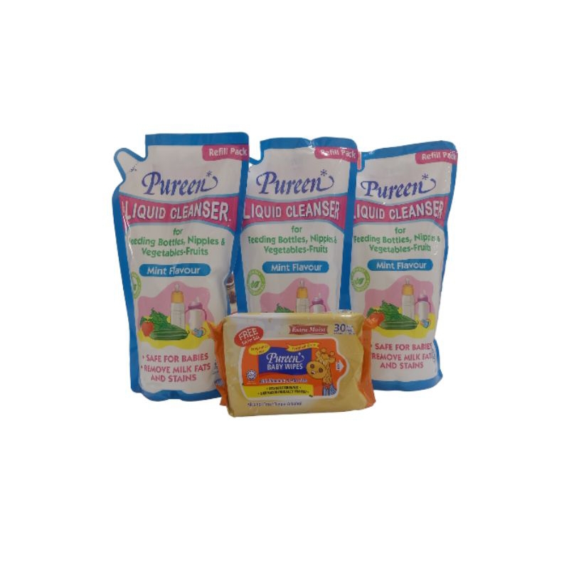 PUREEN LIQUID CLEANSER 550ML/600ML NO FLAVOUR/ ORANGE FOC / PUREEN ...