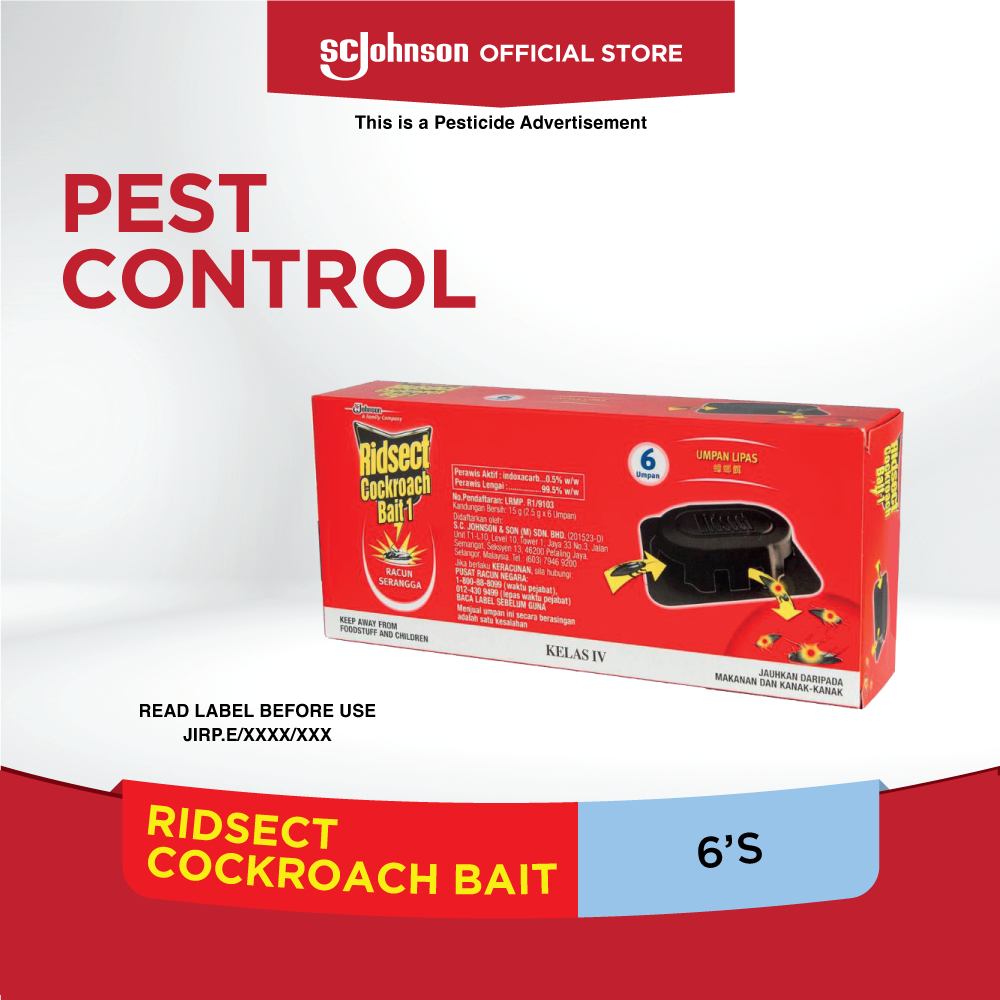 Ridsect Cockroach Bait 1 (6s) | Shopee Malaysia