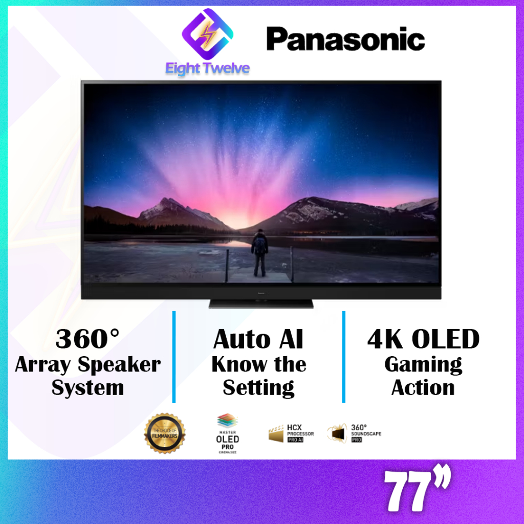 77" PANASONIC OLED Pro 4K HDR Smart TV | 360° Soundscape Pro with Dolby ...