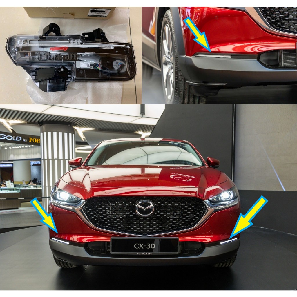 ORIGINAL MAZDA CX-30 CX30 2020 - 2024 FRONT BUMPER LAMP RH LH | Shopee Malaysia