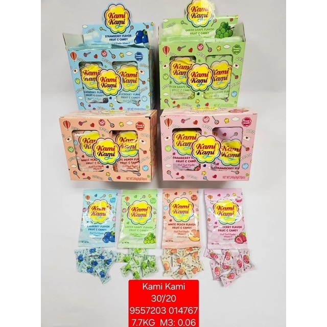 Kami Kami Tablet 30pcs Strawberry / With Peach / Blueberry / Green ...