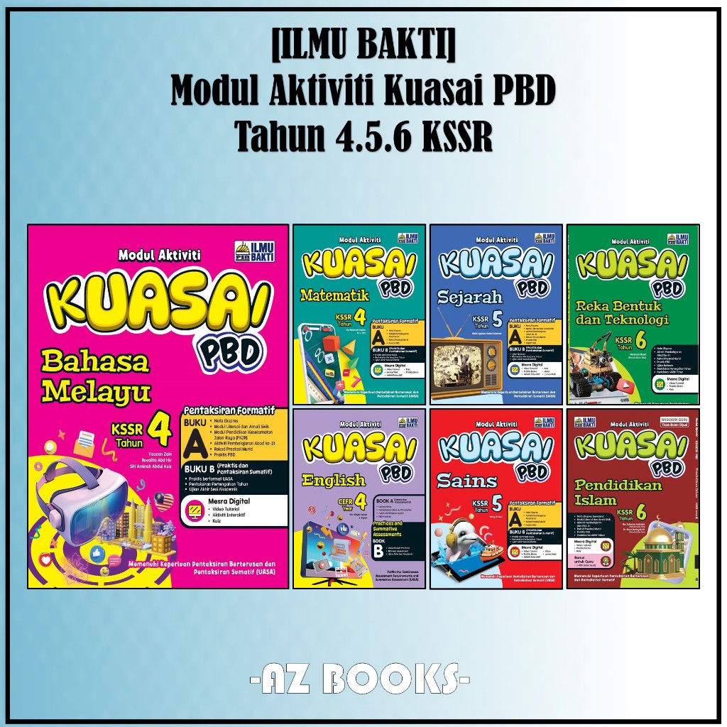 [AZ] ILMU BAKTI: 2024 MODUL AKTIVITI KUASAI PBD KSSR TAHUN 4.5.6 | Shopee Malaysia