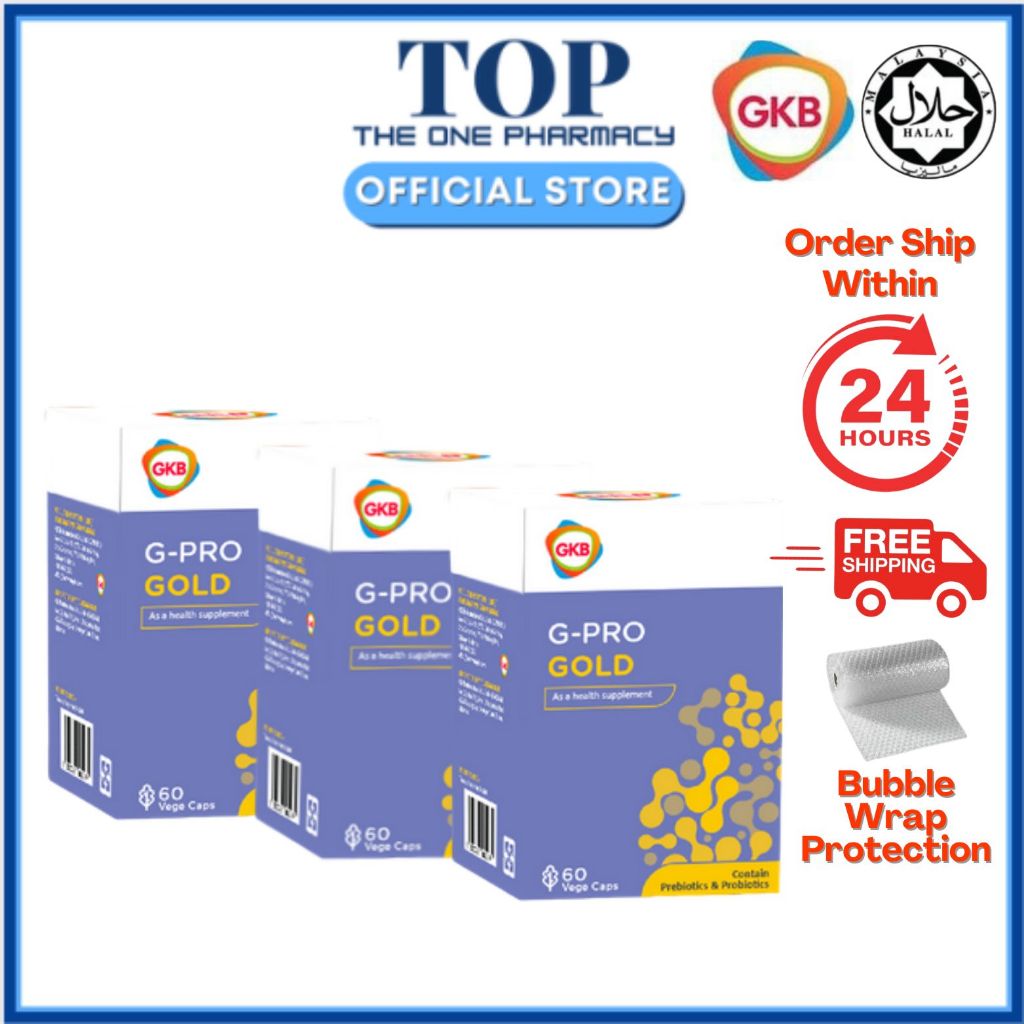 [1 BOX] GKB G-Pro Gold Probiotics (60s) | Shopee Malaysia