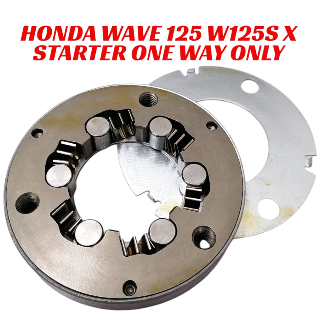 Honda WAVE125 WAVE 125 W125 S W125 X Starter One Way Only Starter One Way Sahaja WAVE125 WAVE125 ...