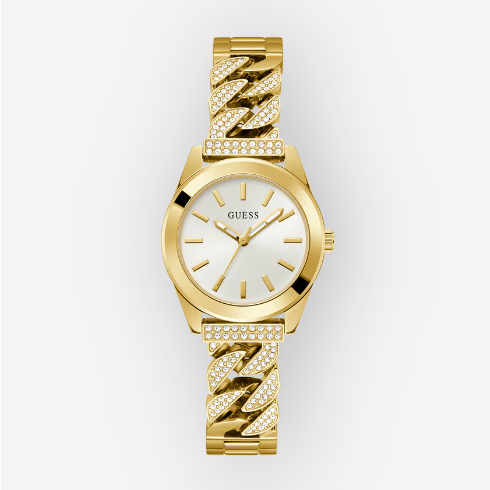 (Official Warranty) GUESS SERENA GW0546L2 Ladies Gold Tone Analog Watch ...