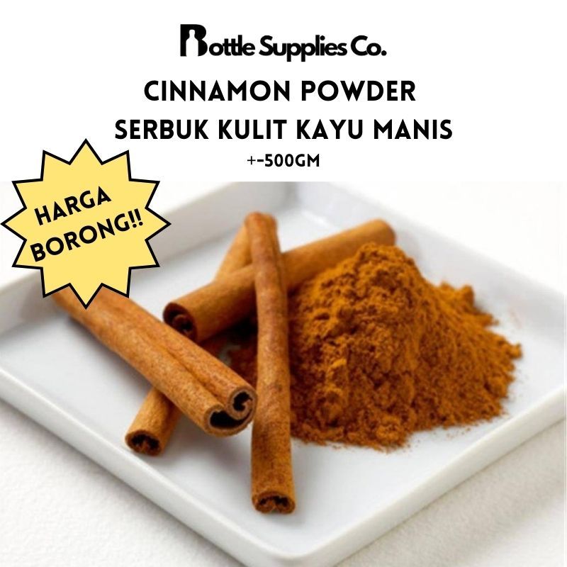 (500g) Cinnamon Powder | Serbuk Kulit Kayu Manis | 桂皮粉 | Shopee Malaysia