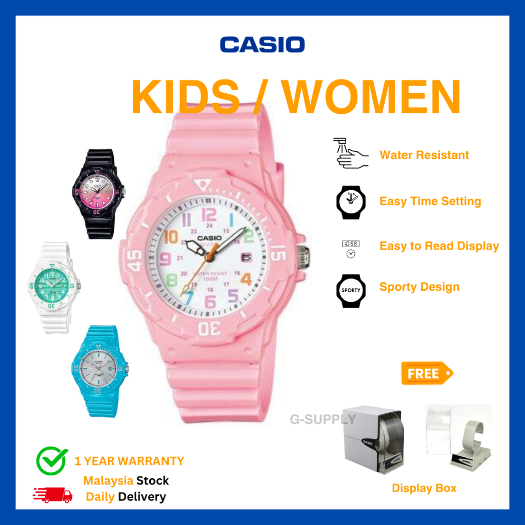 ( KID / WOMEN ) Original Casio LRW-200H LRW200H LRW-200 Analog Series ...