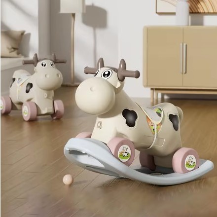 Foreverbaby Mainan Goyang Budak Kid Rocking Cow Rider Push Car 2 In 1 ...