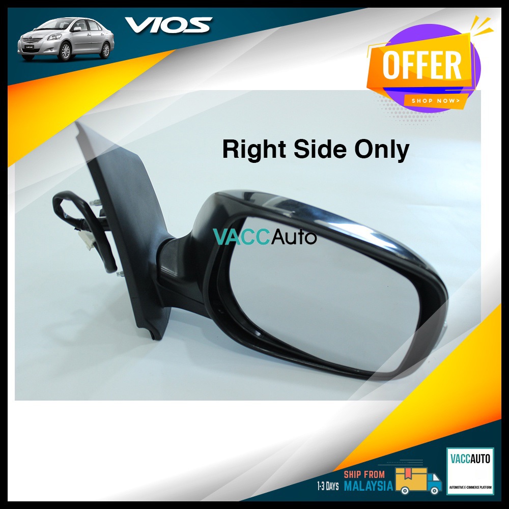Toyota Vios Side Mirror Full Set Cover Right Side Only Fit For Vios ...