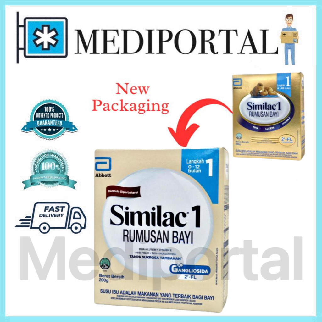 Mediportal Similac Step 1 2'-FL (200gm x 12 boxes ) 2.4kg *Ireland* EXP ...