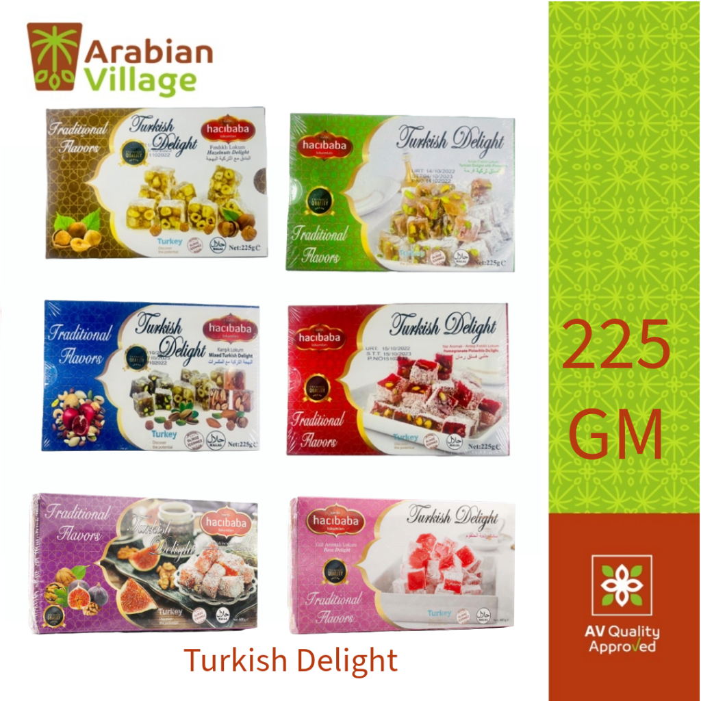 Turkish Delight Hacibaba Pistachio / Pomegranate / Mixed / Walnut Figs ...