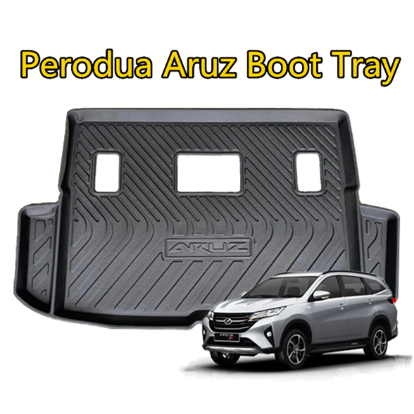DC- Perodua Alza 2022-2023 above Perodua Aruz ABS Car Boot Tray Luggage ...
