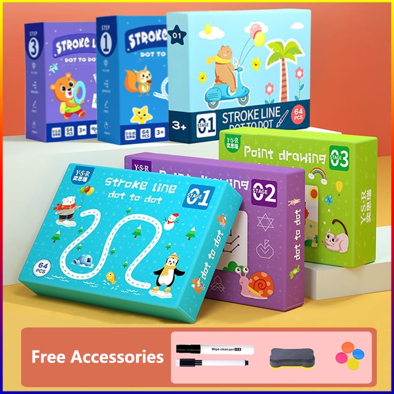 Kid Magical Tracing Workbook With Erasable Pen Writing Tablet For Kid ...