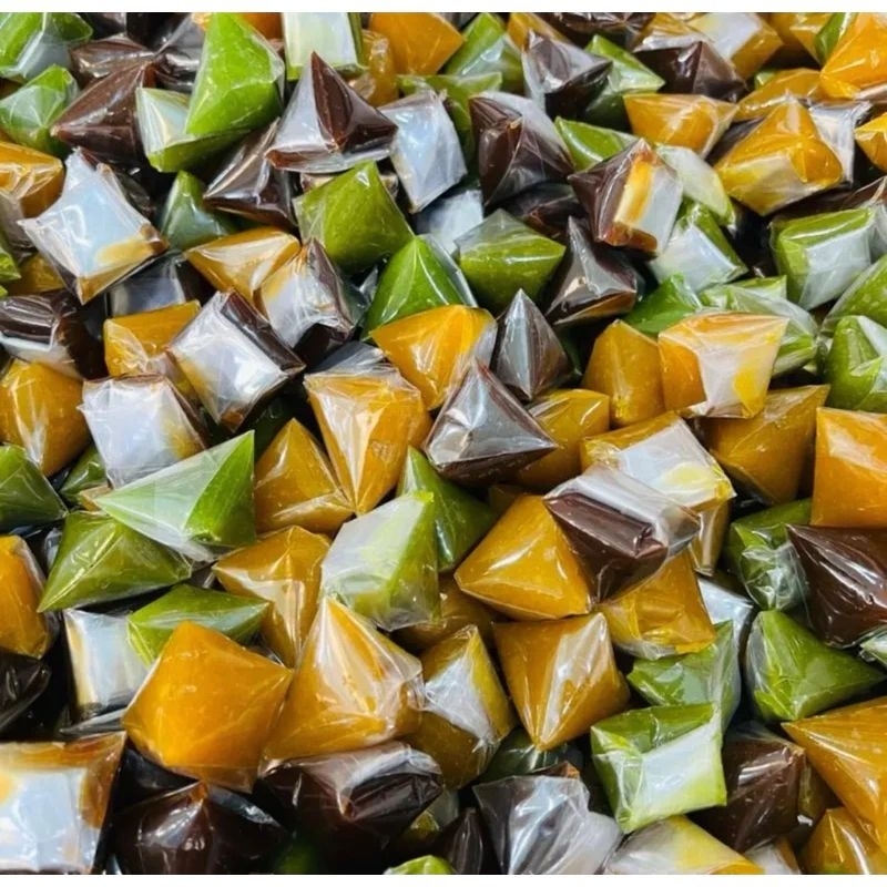 [HARGA BORONG GERENTI SEDAP] Dodol Mini Kelantan/Dodol 3 Segi Original ...