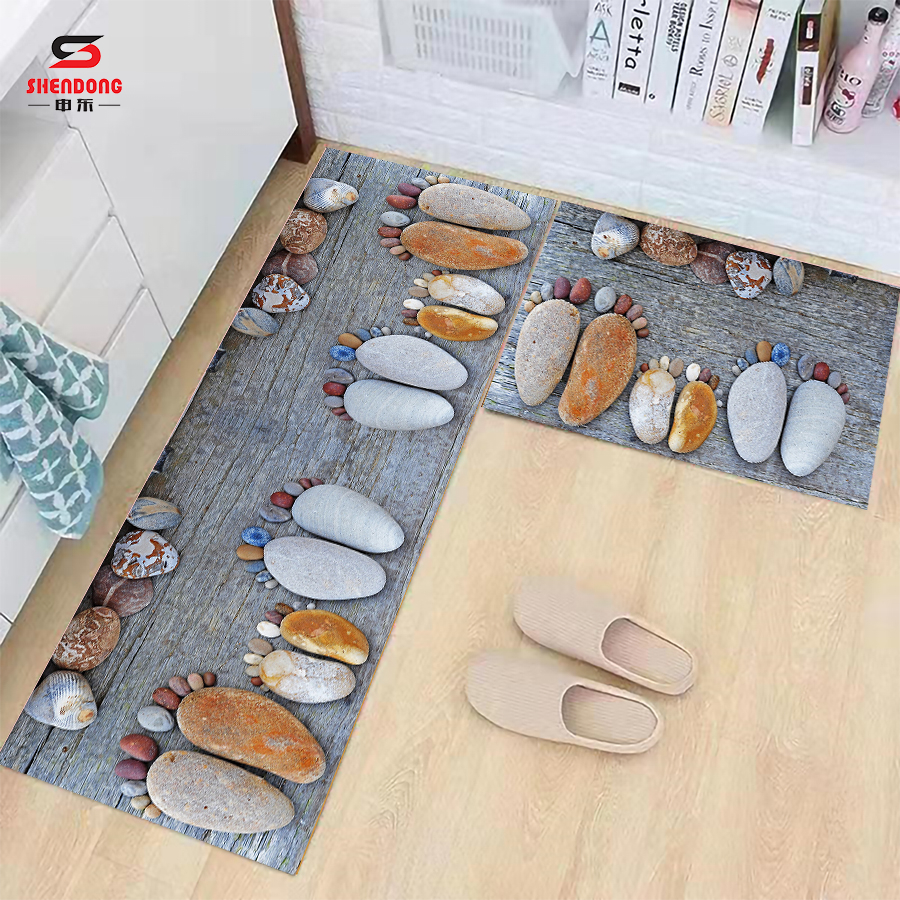 M (40*60 +40*120cm) 2 in 1 Crystal Velvet kitchen mat / Rugs / Floor ...