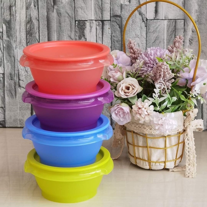 Tupperware OT One Touch Bowl 400ml Bekas Kuih Kedap Udara Nuts ...