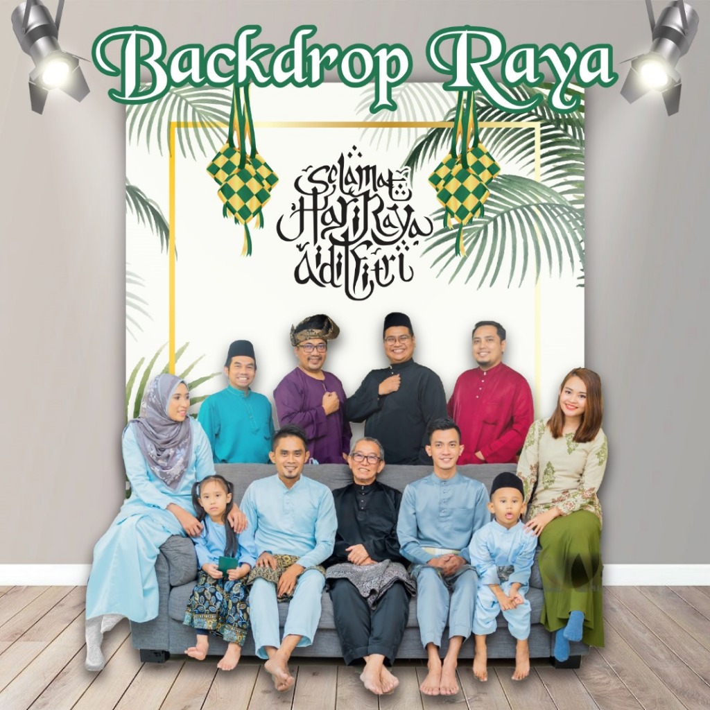 BACKDROP HARI RAYA | BACKDROP OPEN HOUSE | DECORATION HARI RAYA ...
