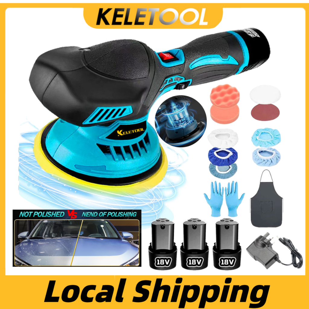 18v Car Polish Machine Cordless Electric Polish Wireless 2 In 1 Drill ...