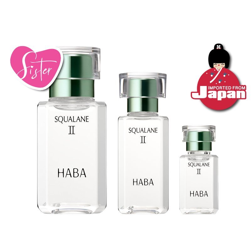 Haba Plant Origin Squalane II 60ml / 30ml / 15ml - Essence Deep Moisturising Hydrating Soften ...