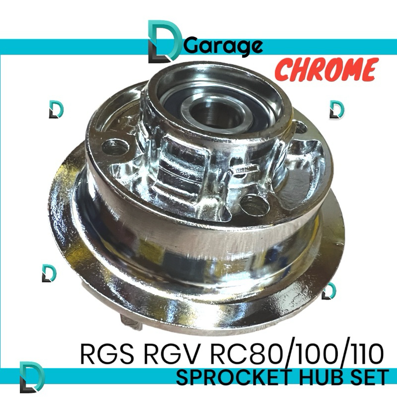 CHROME RG RGS RGV RG SPORT RC80 RC100 RC110 SPROCKET HUB CLUTCH HUB ...