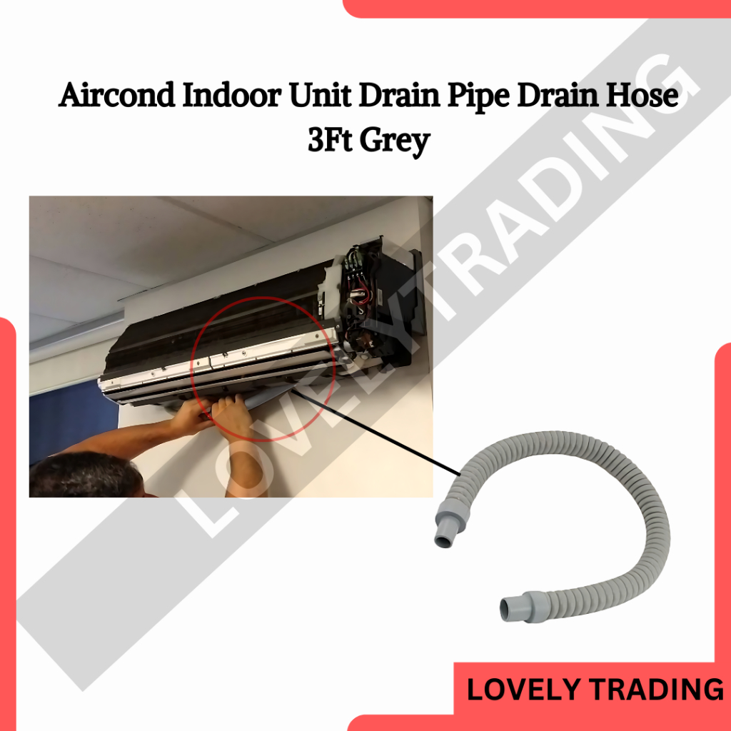 Aircond Indoor Unit Drain Pipe Drain Hose Water Outlet Pipe Dripping ...