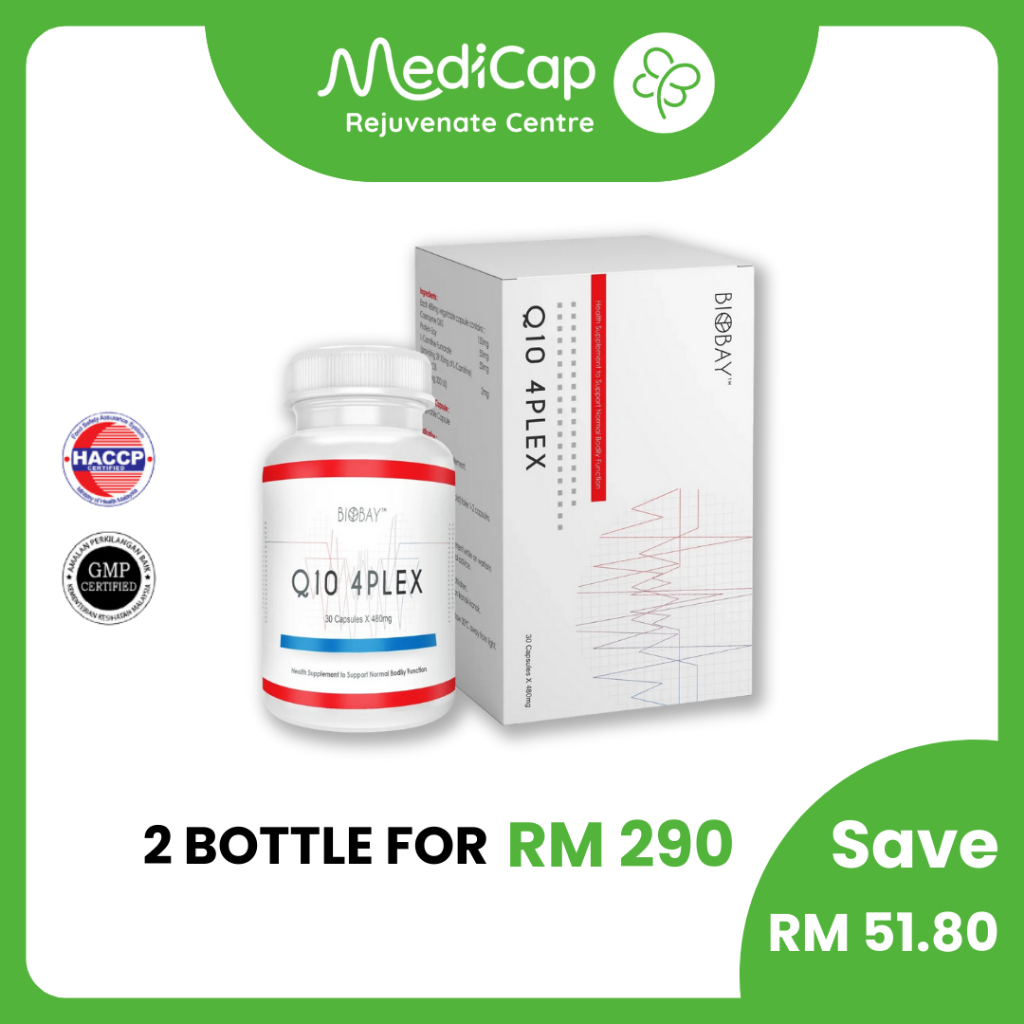 BIOBAY Q10 4Plex 30's [ EXP : 10/2025 ] | Support cardiovascular health | Enhance energy ...