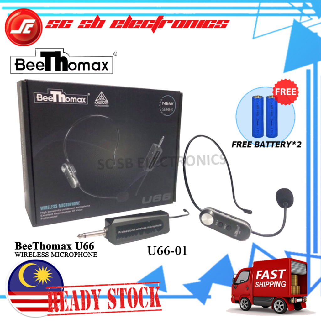 BEETHOMAX U66-01/ U66-02 WIRELESS HEADSET / CLIP MICROPHONE MCMC ...