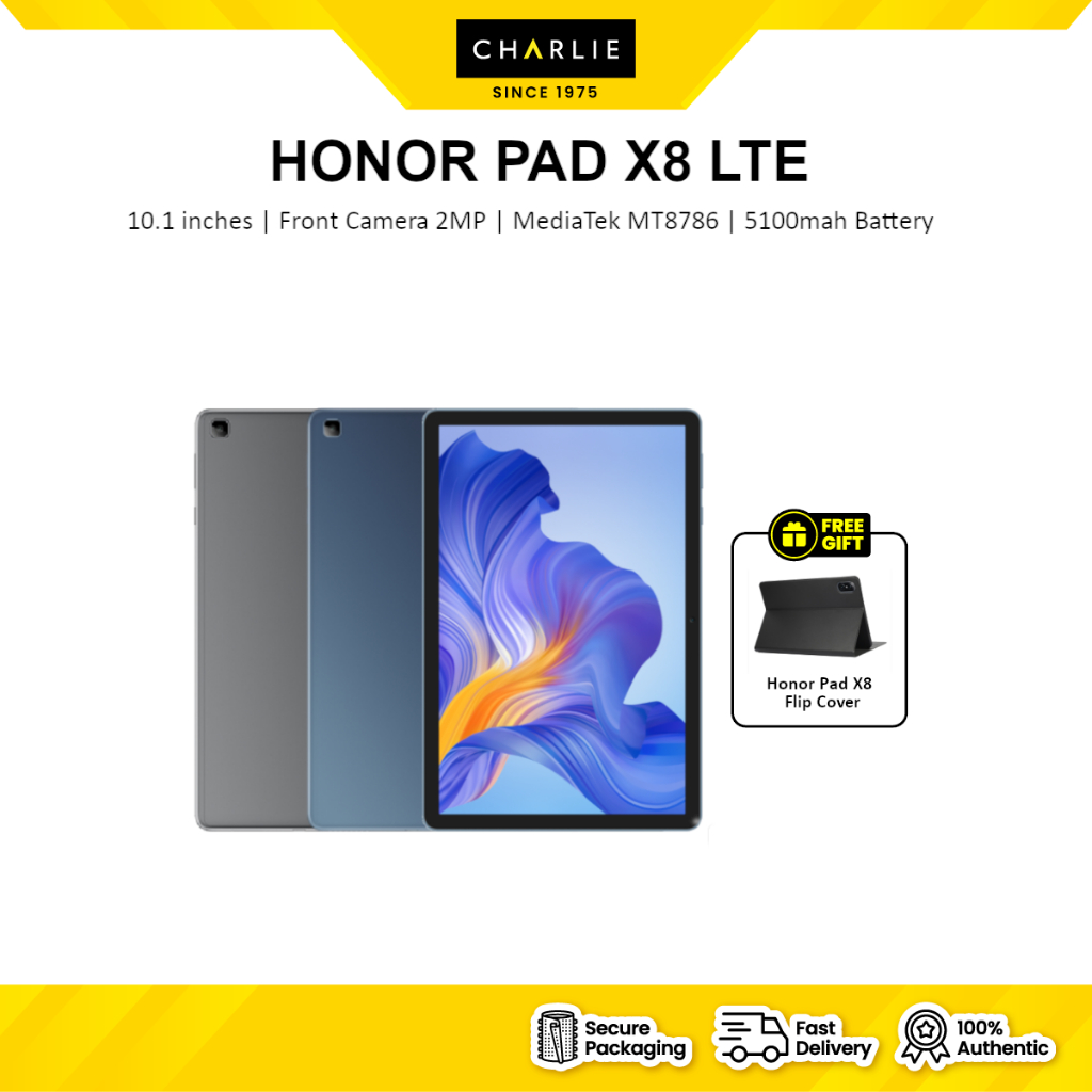 HONOR PAD X8 LTE (4GB RAM+64GB ROM) TABLET | ORIGINAL HONOR MALAYSIA ...