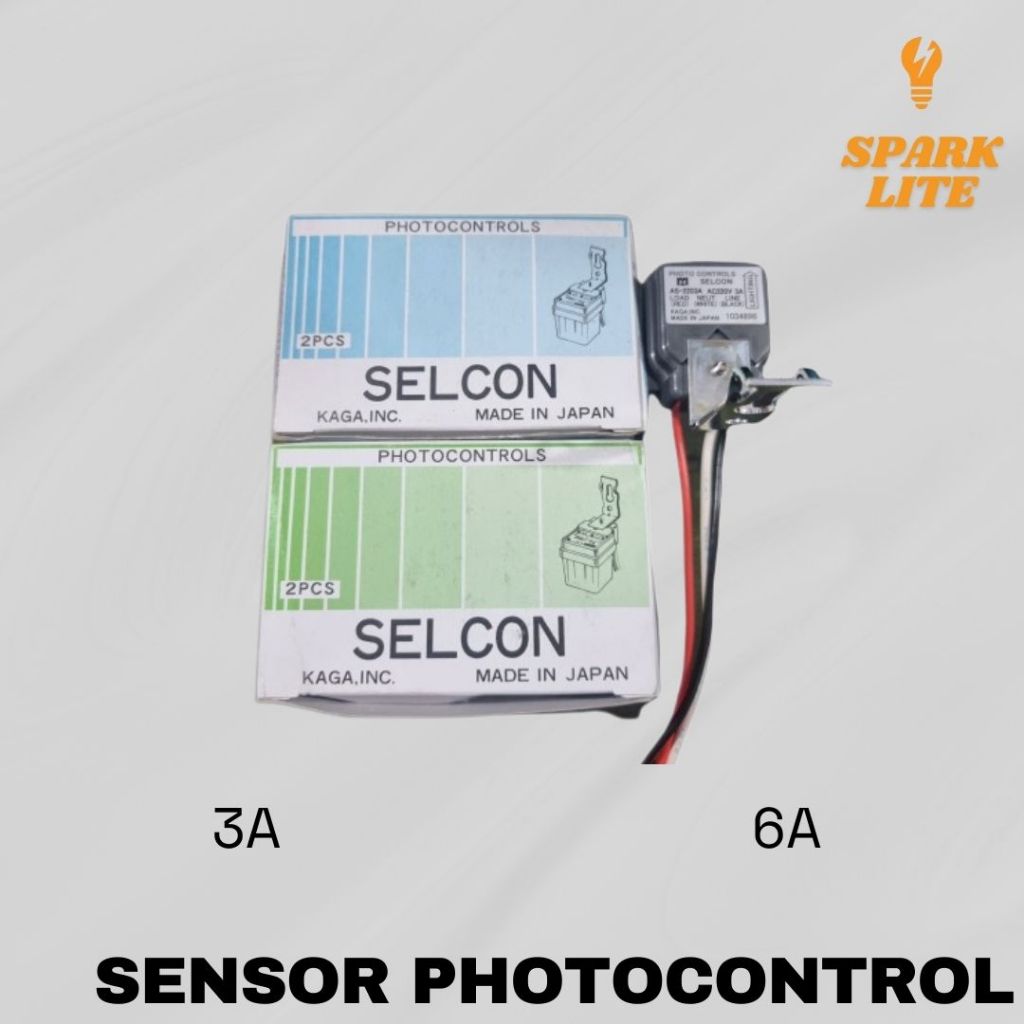 SELCON 3A (AS2403A) / 6A (TK2406A) Photocontrols Switch Lighting Sensor ...