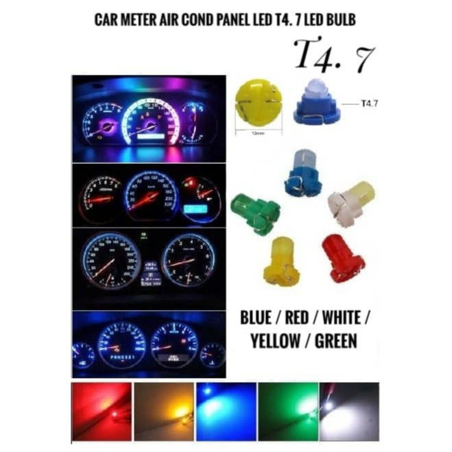 Car Meter AirCond LED T4.7 led Axia Myvi Saga vvt BLM FLX Persona bezza ...