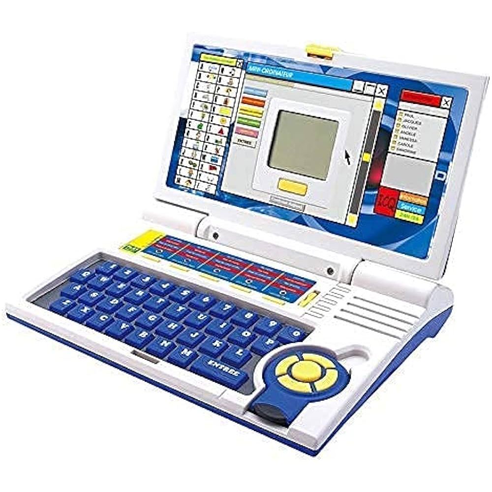 Original Blue Laptop Kids Early Learning 20 Activities English Learner ...