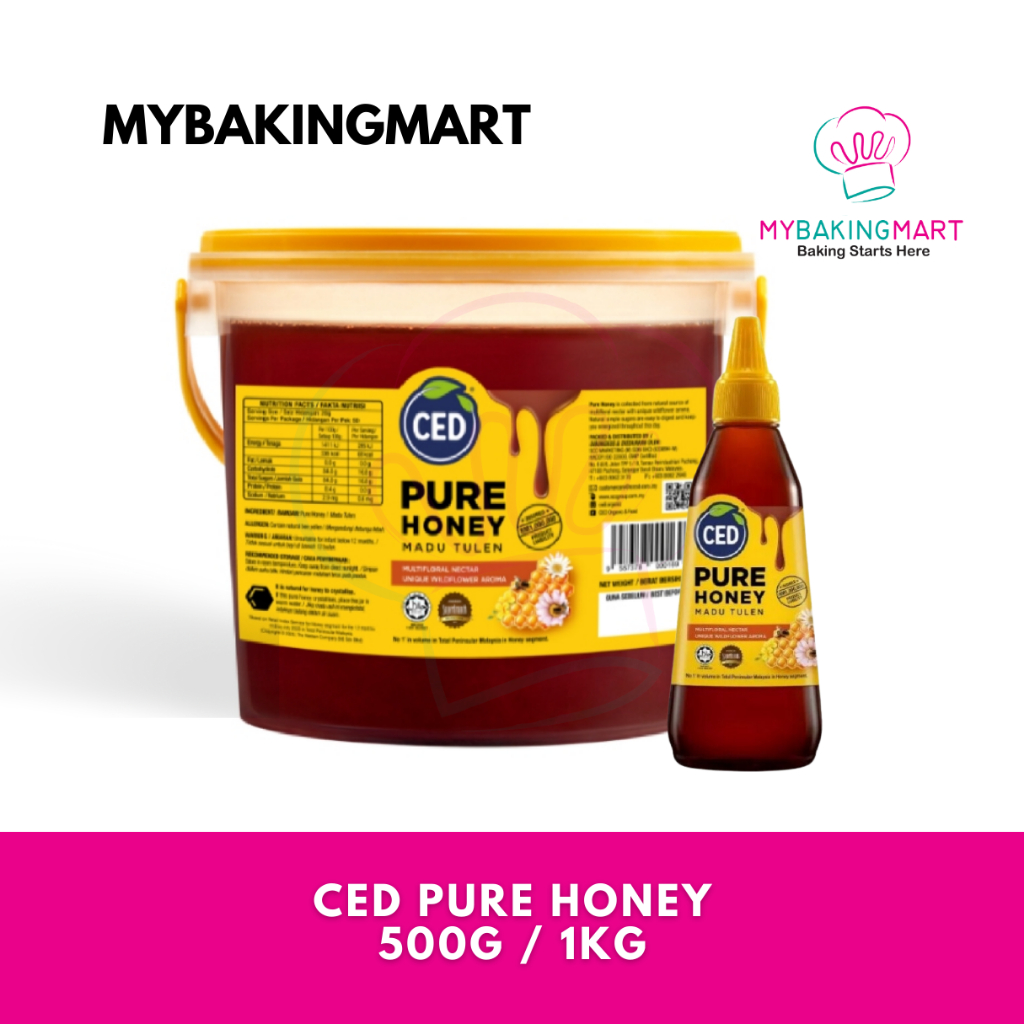 CED Pure Honey 500g / 1kg & Professional Wild Flower Honey 1kg - Madu ...