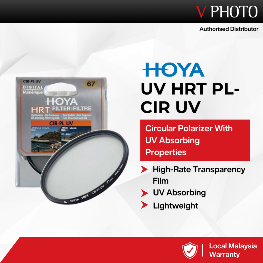 HOYA UV PL-CIR HRT Filter Camera Lens Protection | Shopee Malaysia