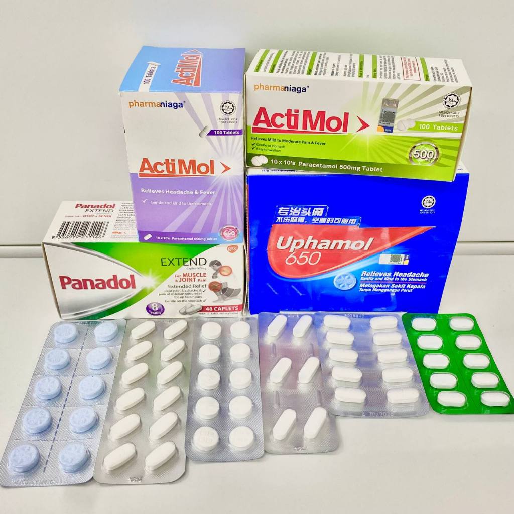 Paracetamol Tablet For Fever and Pain Relief | Shopee Malaysia
