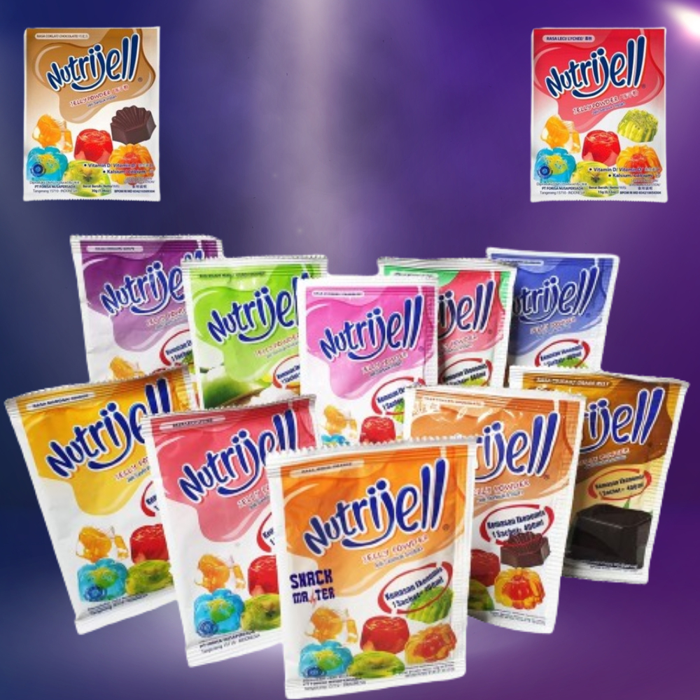 NUTRIJELLY JELLY POWDER SACHET(MULTIPLE FLAVOUR / YOGURT FLAVOUR ...