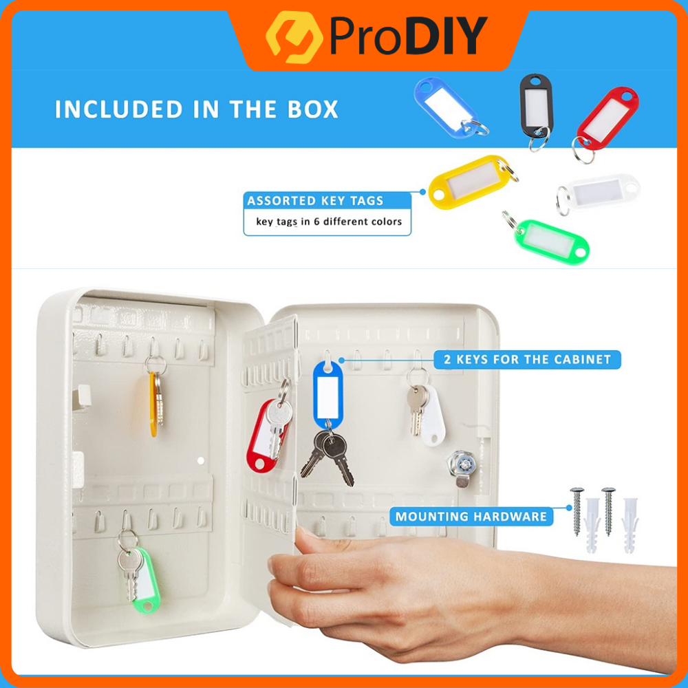 Lockable Security Metal Key Cabinet / Storage Box Key Box ( 20 / 40 ...