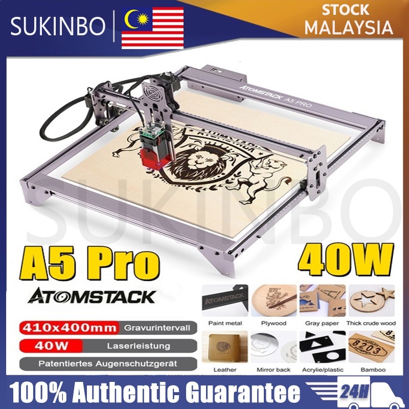 ATOMSTACK A5 M50 PRO 40W Laser Engraver DIY Engraving Cutting Machine ...