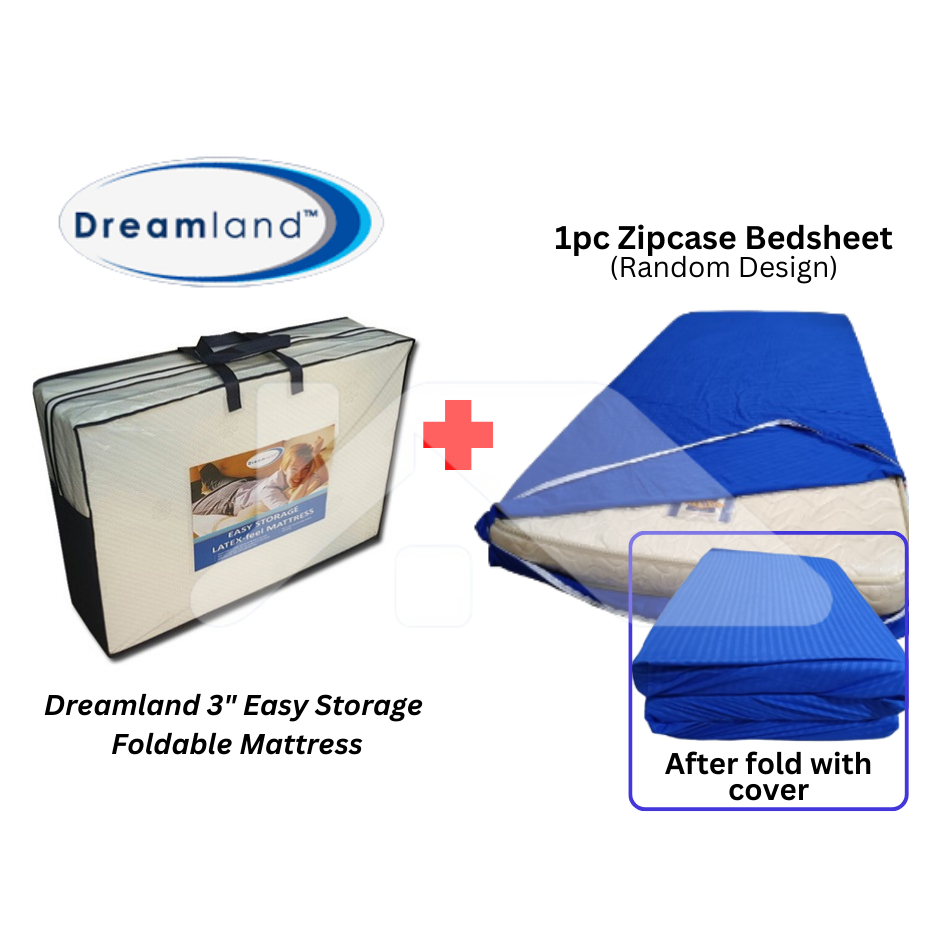 DREAMLAND Premium Latex Feel Foldable Mattress Shopee Malaysia