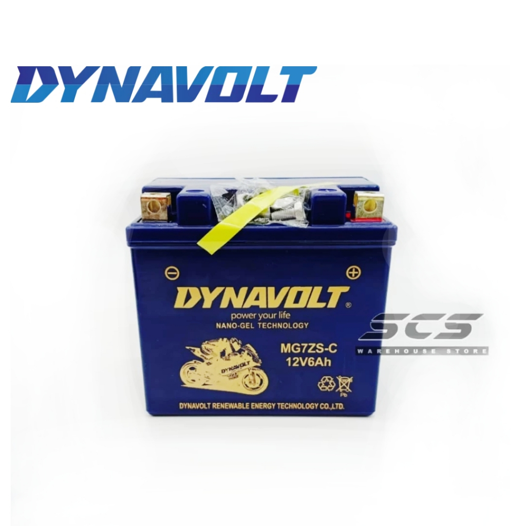 Battery NANO Gel Dynavolt YTZ7 YTZ7S BTZ7S Original Bateri MG7ZS NVX ...