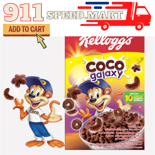 [911] Kellogg's Coco Galaxy Corn Flaks (170/300)gm | Shopee Malaysia