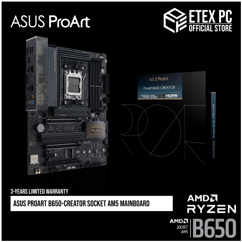 ASUS ProArt B650-CREATOR Socket AM5 Mainboard # PROART B650-CREATOR ...