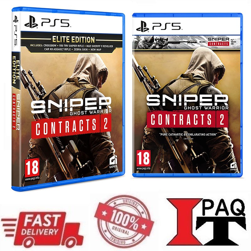PS5 Sniper Ghost Warrior Contracts 2 Elite Edition | Double Pack (Sniper Ghost Warrior Contracts ...
