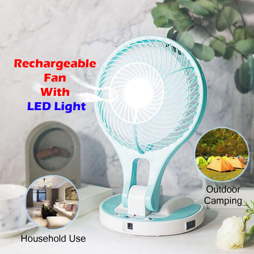 Strong Portable Fan Cooler Mini Heavy Duty Dual Speed Fan With LED ...