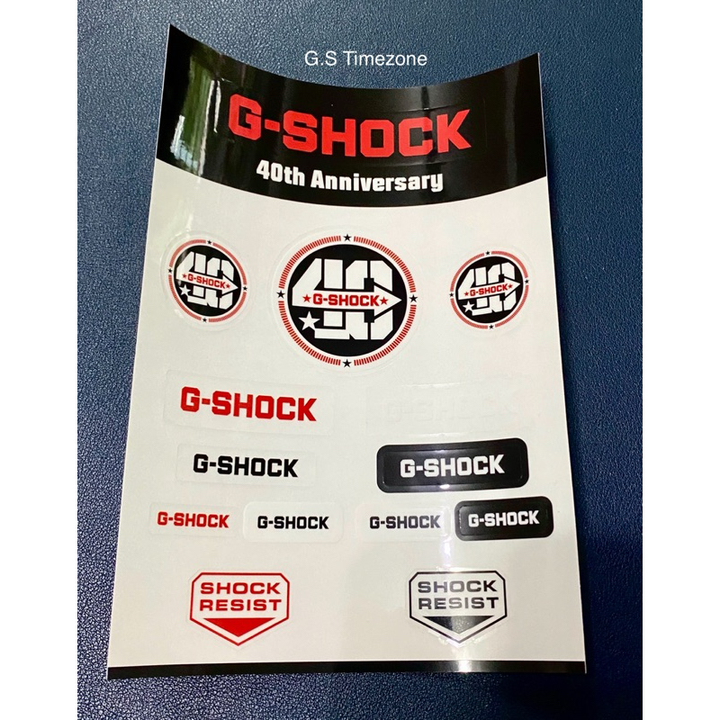 Casio G-Shock 40th Anniversary stickers | Shopee Malaysia