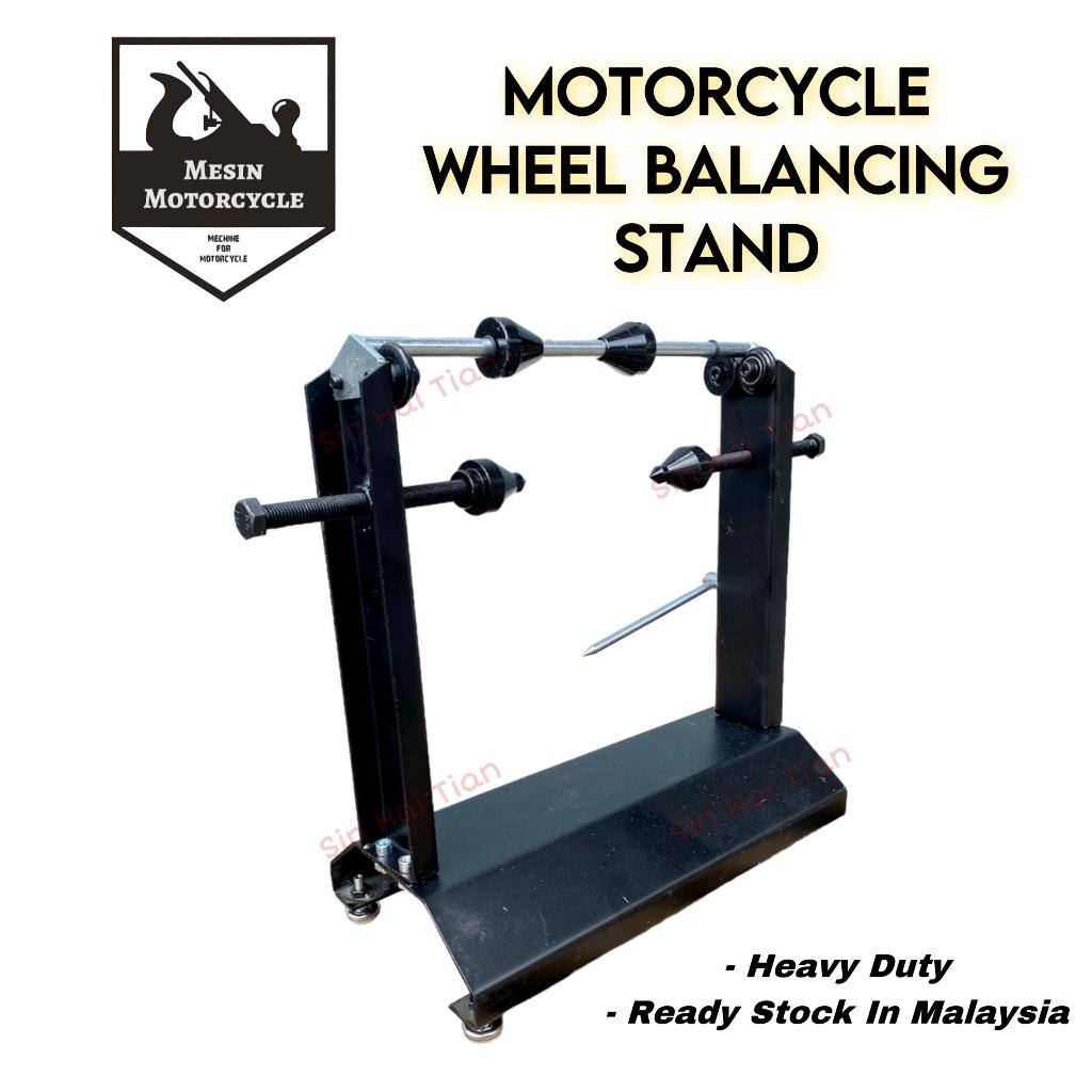 MOTORCYCLE WHEEL BALANCING STAND / MOTORCYCLE TIRE BALANCER / TIRE ...