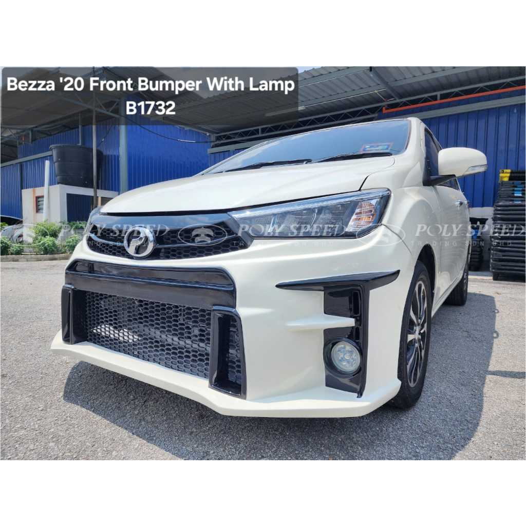 Perodua Bezza 2020-2024 GR Front Bumper With Lamp Fiber | Shopee Malaysia