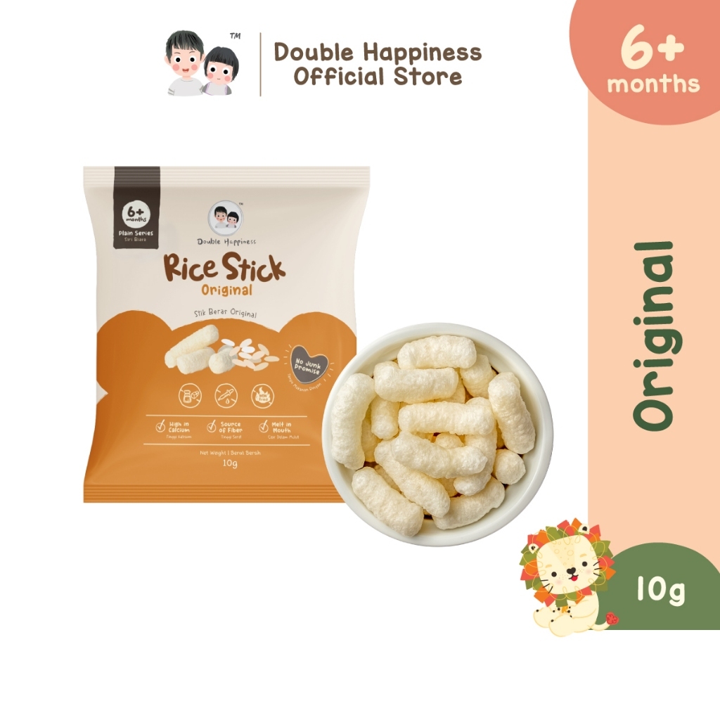 Double Happiness Fruits Series Rice Puff /Plain Series(10g / 50g) Rice ...